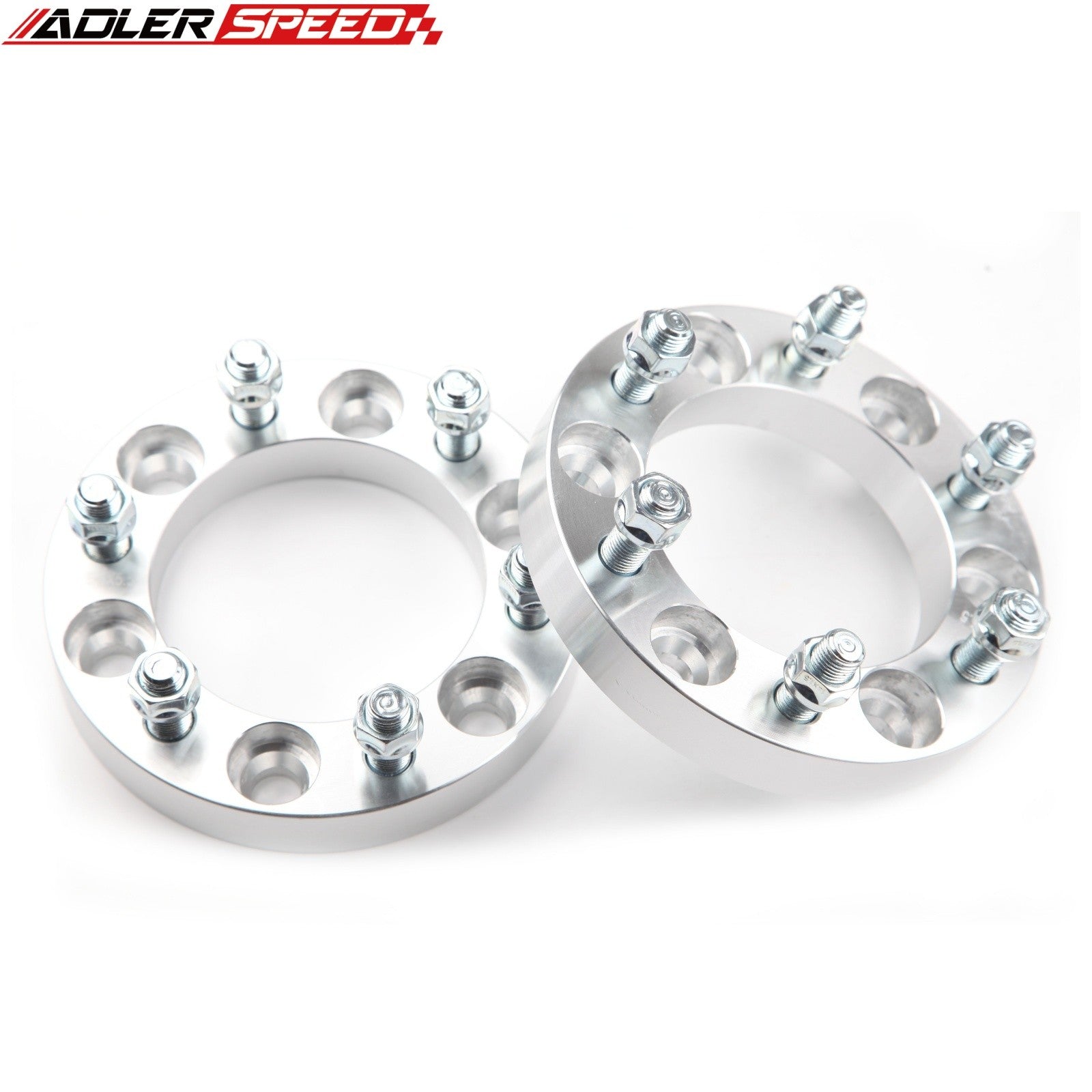 US SHIP ! 2 Wheel Spacers Adapters 6x139 (6x5.5") 1" Thick 14x1.5 Stud