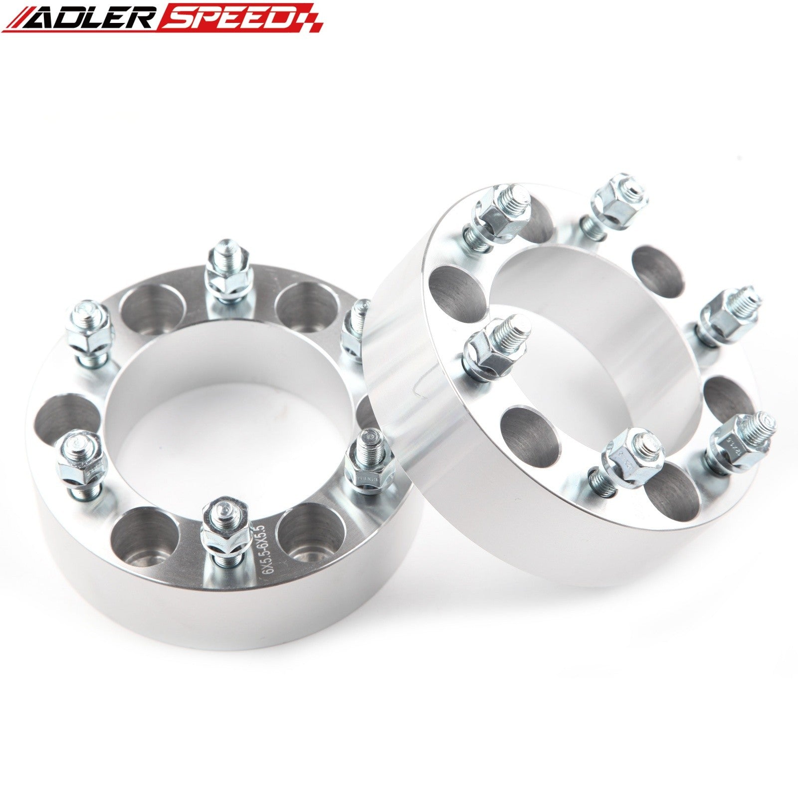 US SHIP ! 2 Wheel Spacers Adapters 6x139 (6x5.5) 2" Thick 12x1.5 Studs