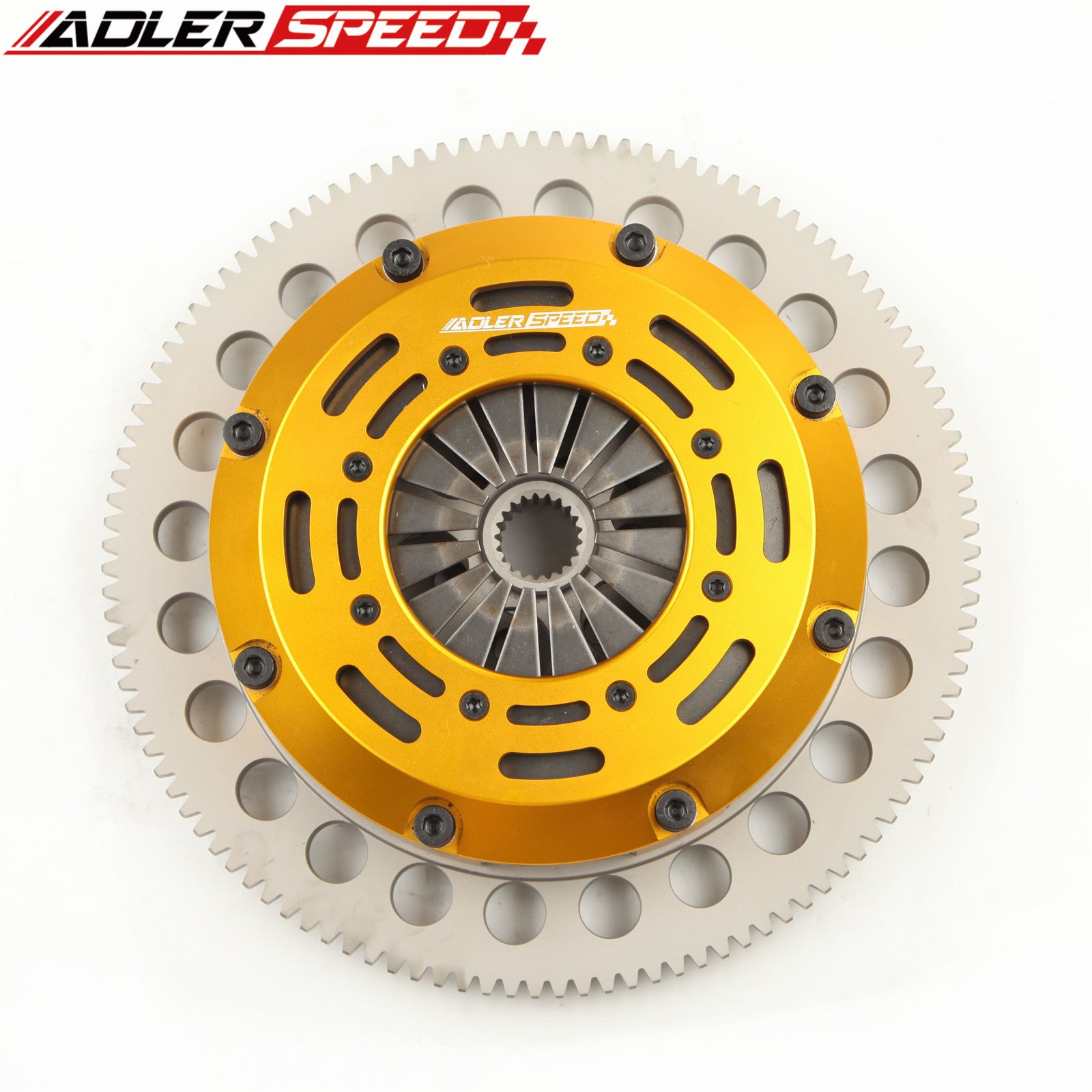 US SHIP ! ADLERSPEED RACING CLUTCH TWIN DISC + FLYWHEEL KIT FOR 80-88
