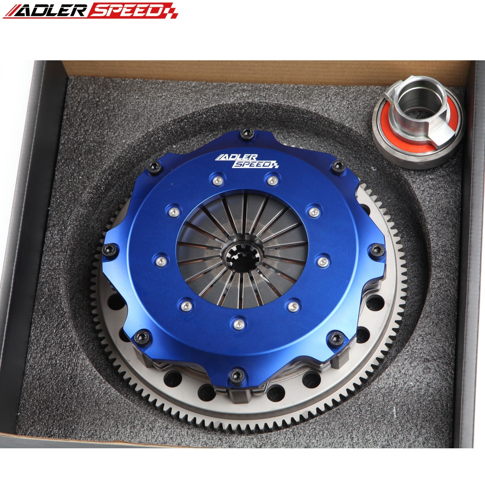 ADLERSPEED 8.5" Racing Twin Disc Clutch + Flywheel For 01-06 BMW M3 E4