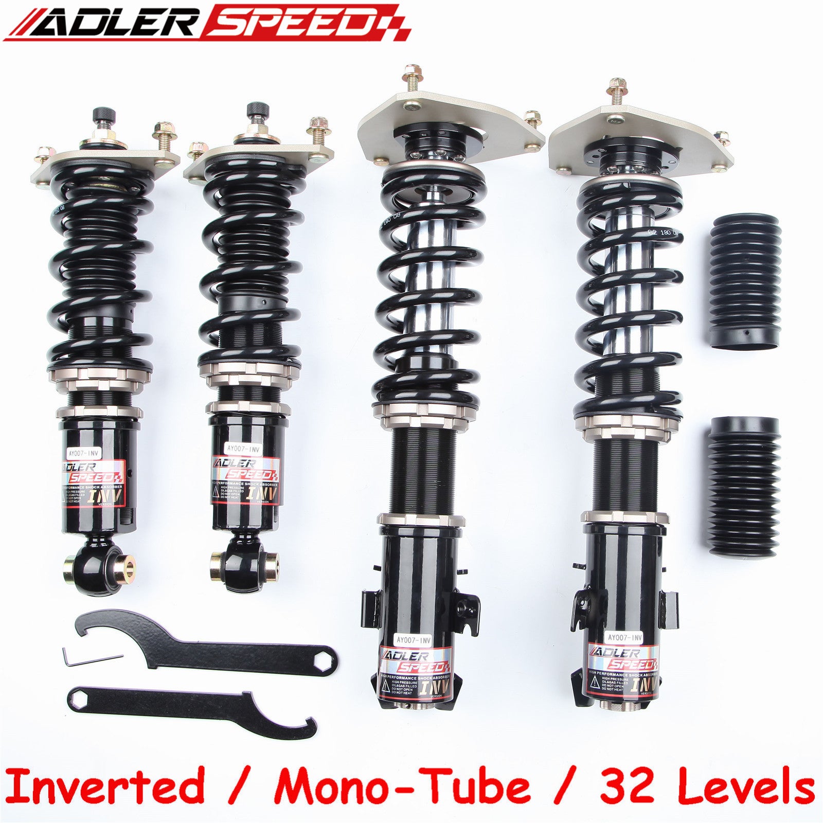 ADLERSPEED 32 Way Inverted Coilovers Suspension For Subaru Impreza 08-
