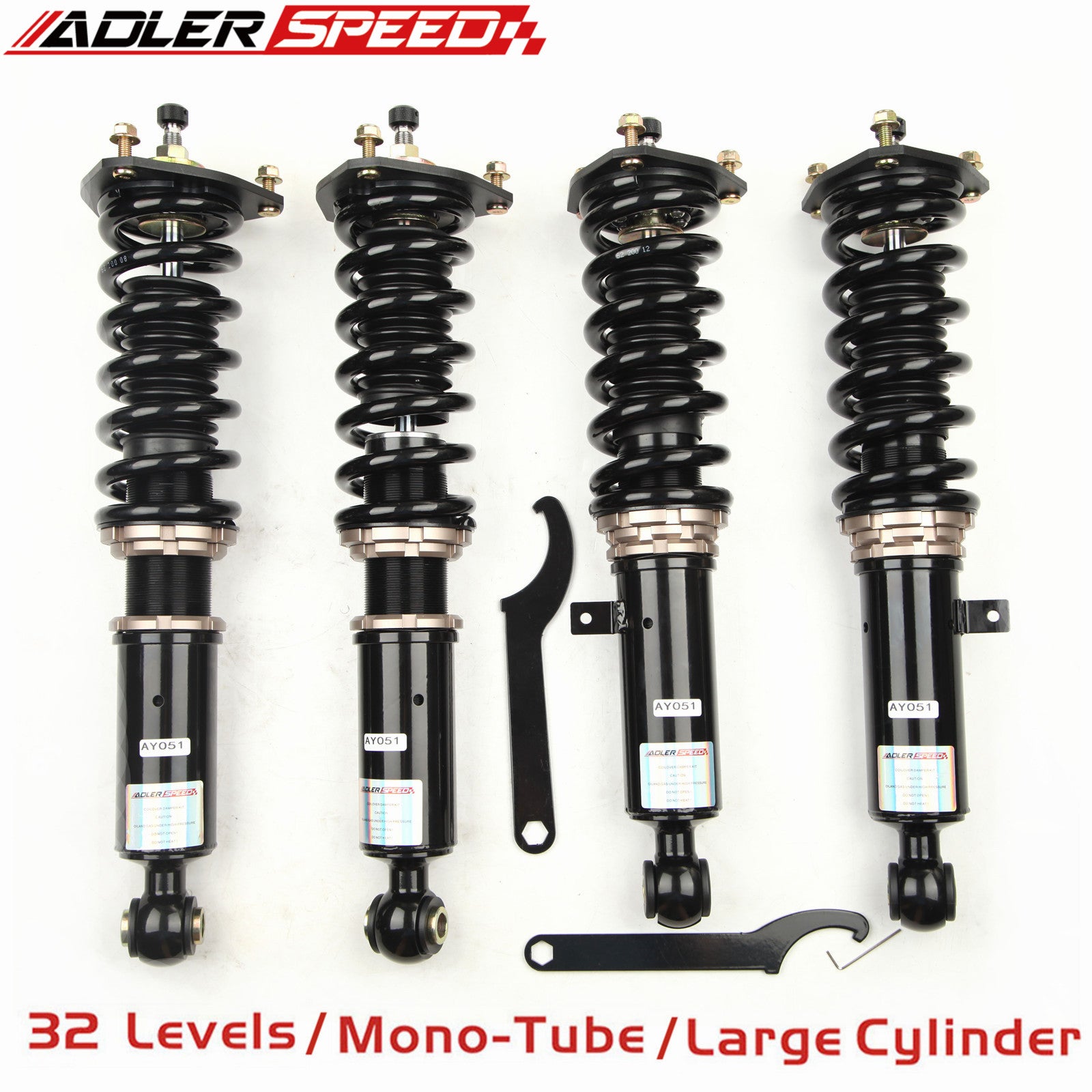 US SHIP ! ADLERSPEED Adjustable Damper Coilovers for Toyota Chaser / M