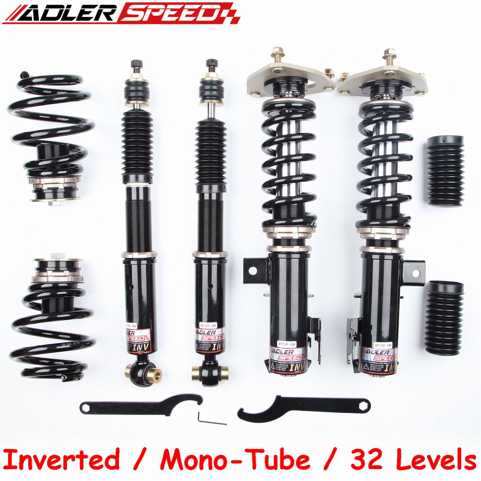 ADLERSPEED Adjustable Inverted Coilovers Suspension 32 Ways For 2008-1