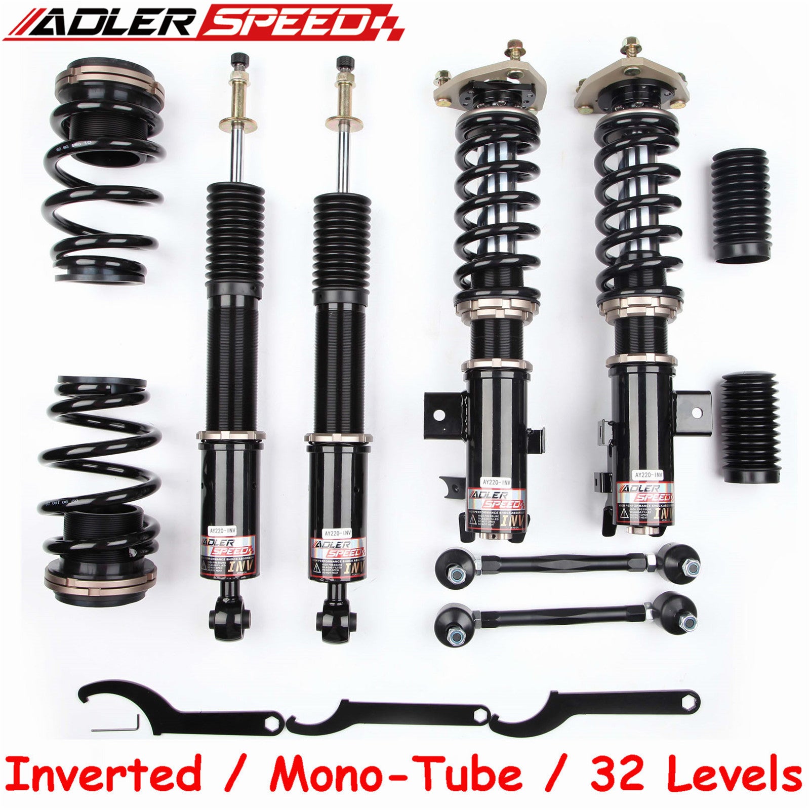 ADLERSPEED Inverted Coilovers Lowering Kit for 12-15 Honda Civic & 12-