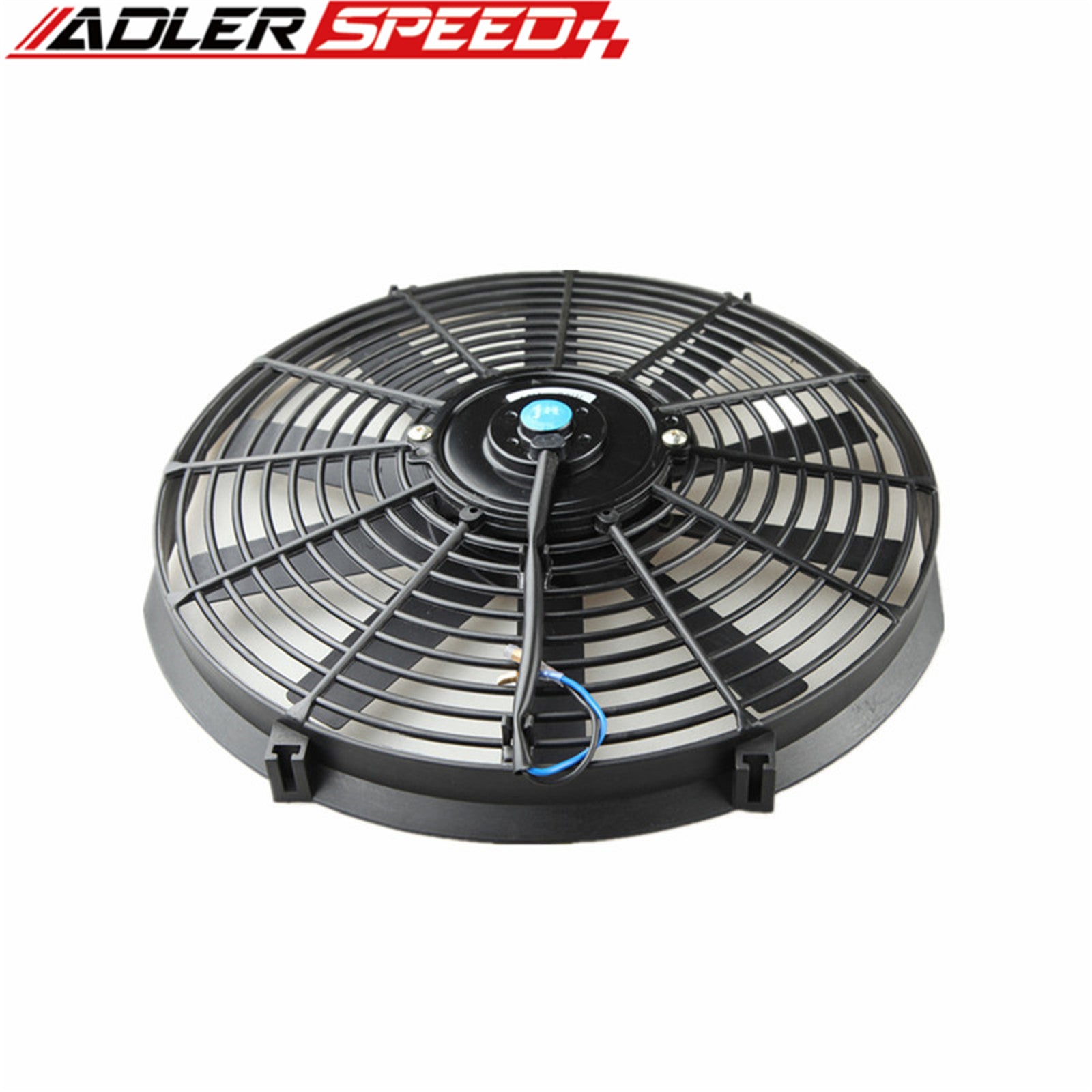 US SHIP 14" inch Straight Blade Pull/Push Radiator Engine Bay Cooling