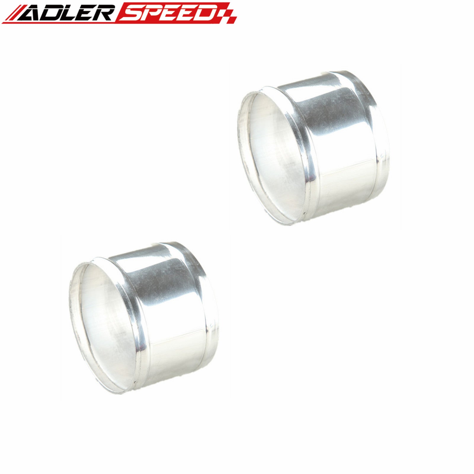 US STOCK 4" inch Aluminum Alloy Hose Adapter Joiner Pipe Connector Sil