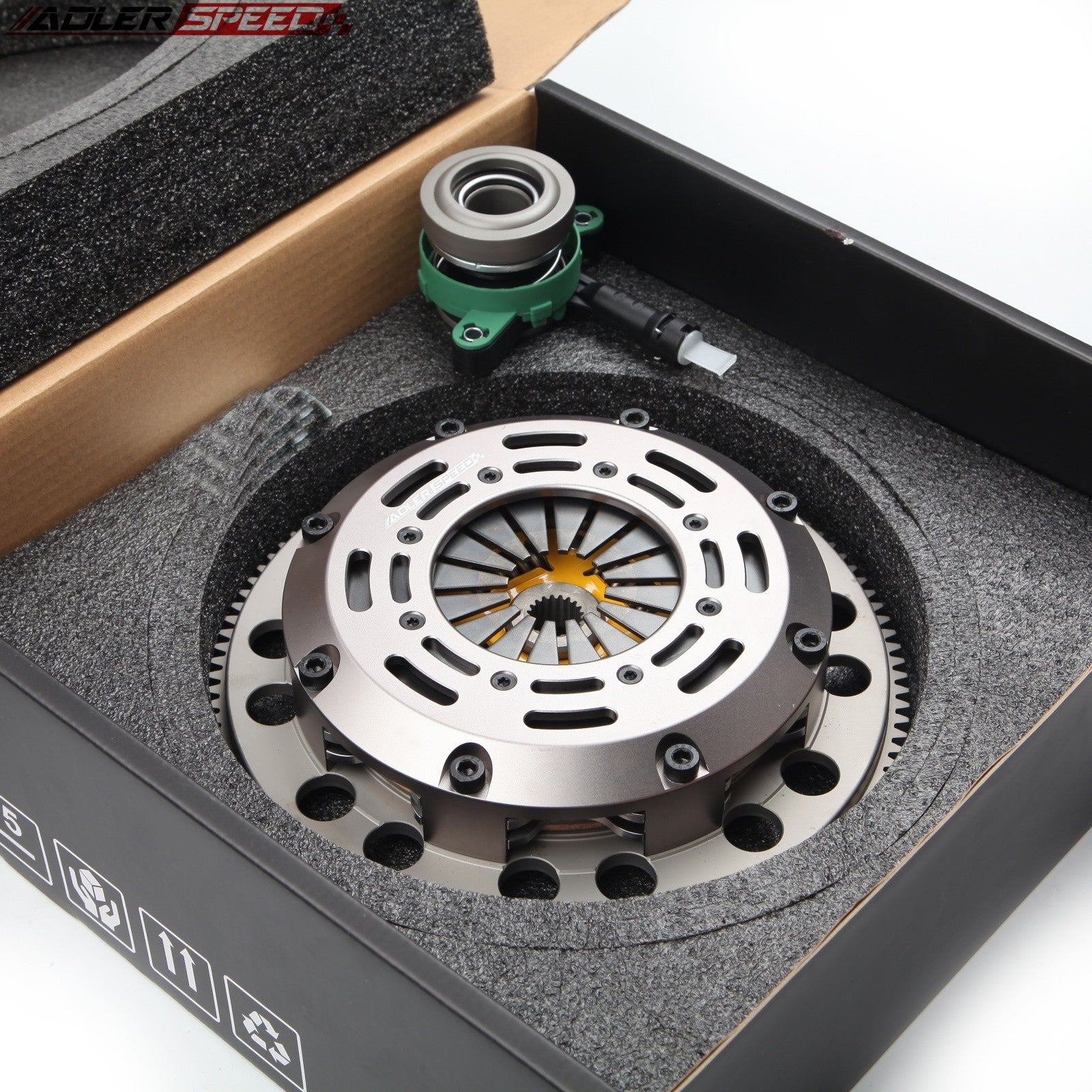 ADLERSPEED Race & Street Clutch Twin Disc Kit Medium For MITSUBISHI LA