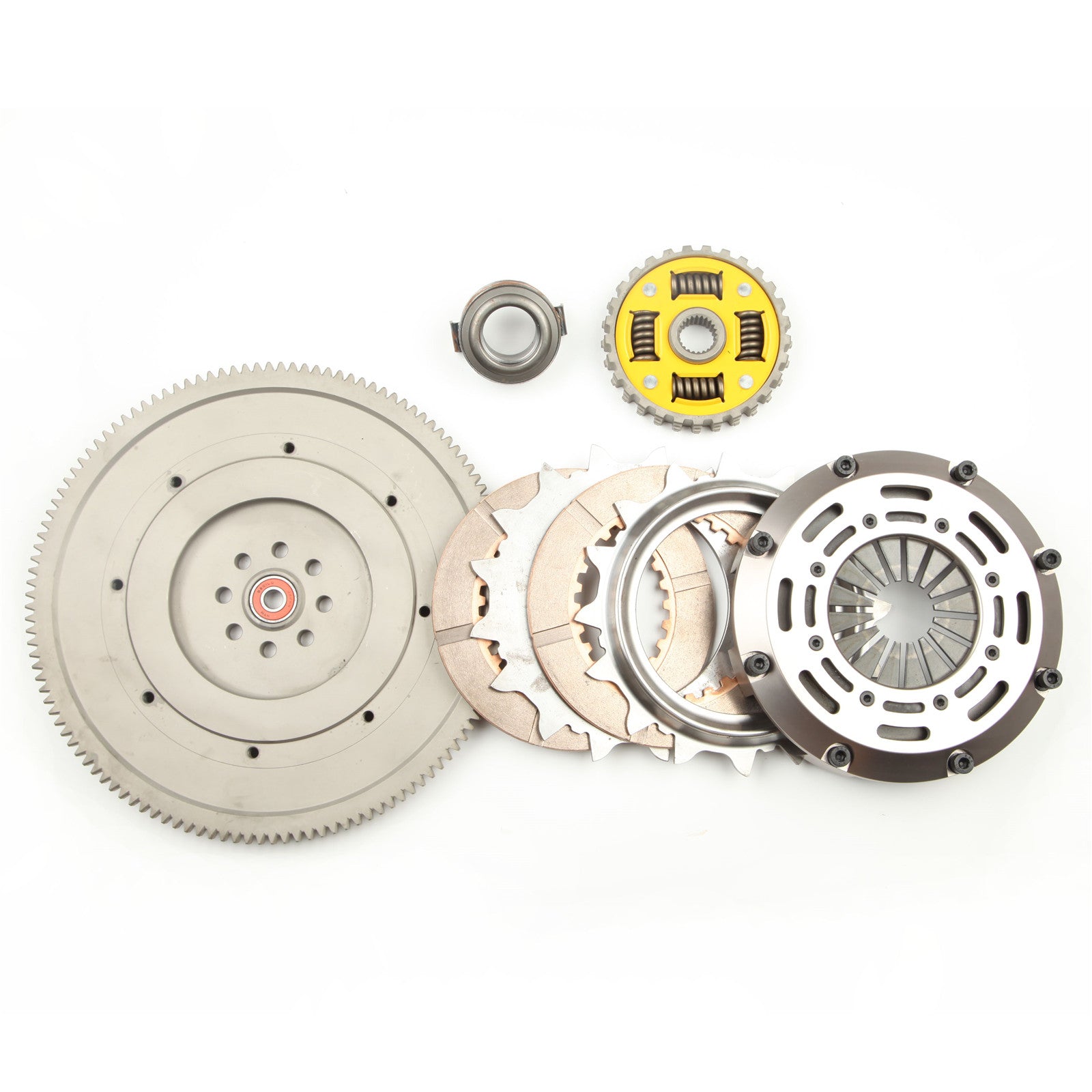 ADLERSPEED SPRUNG TWIN DISK CLUTCH KIT+ FLYWHEEL for 2006-17 SUBARU IM