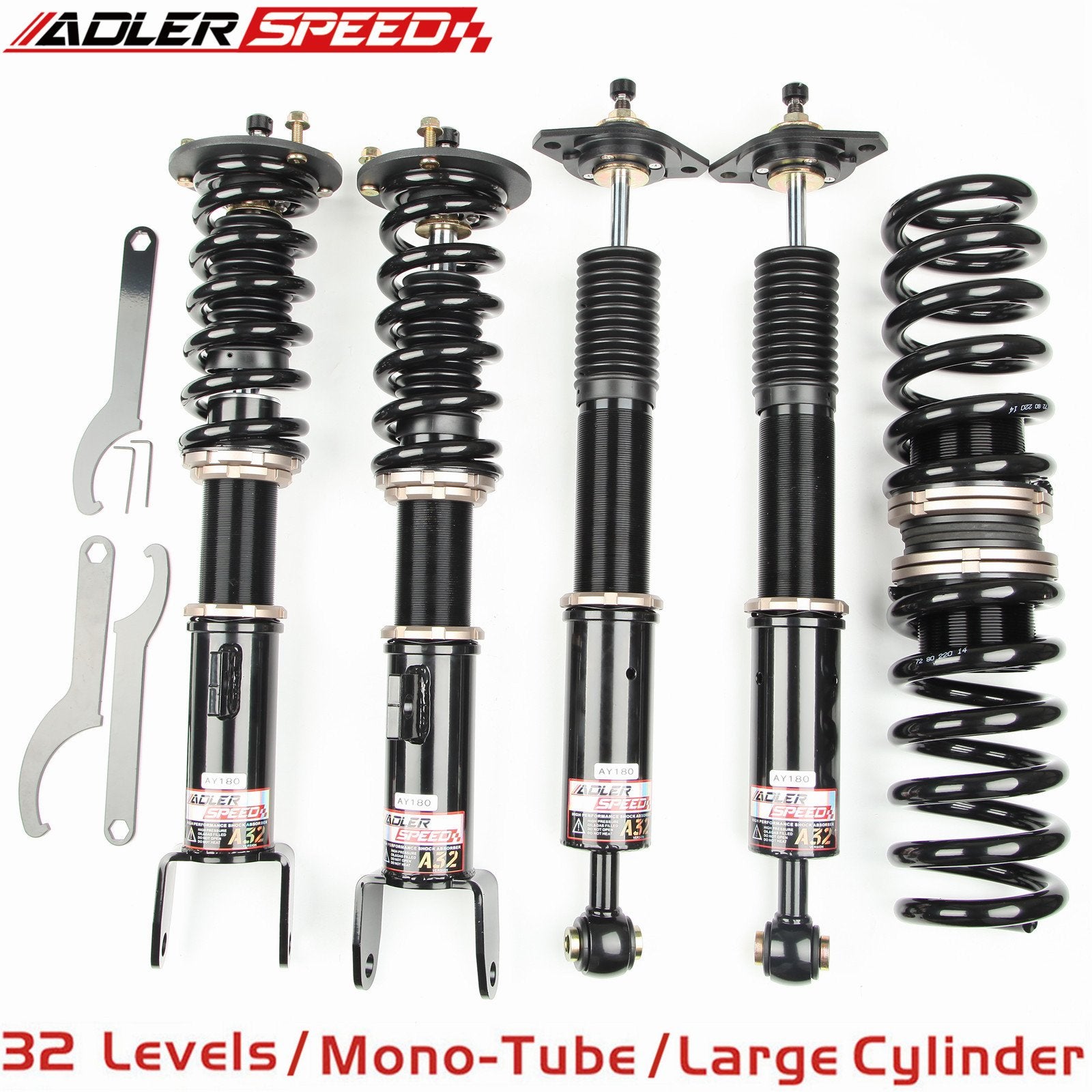 Adlerspeed Street 32 Steps Mono Tube Coilovers Kit for Dodge Charger