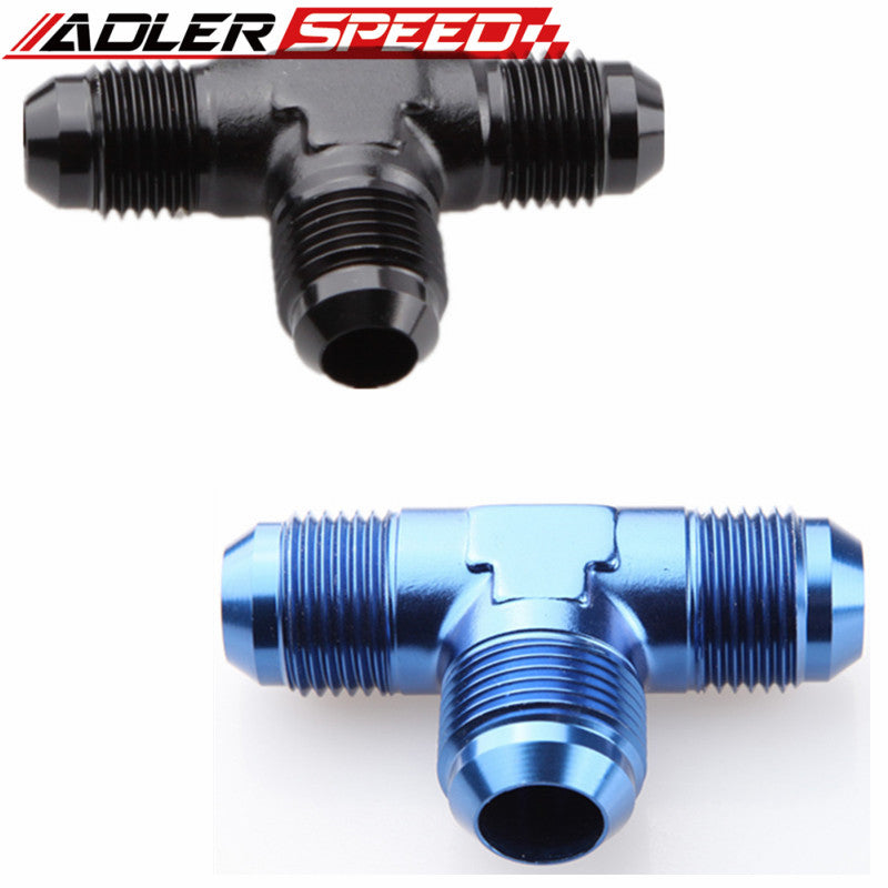 AN3 AN4 AN6 AN8 AN10 AN12 Aluminium Male Flare Union Tee-piece Fitting