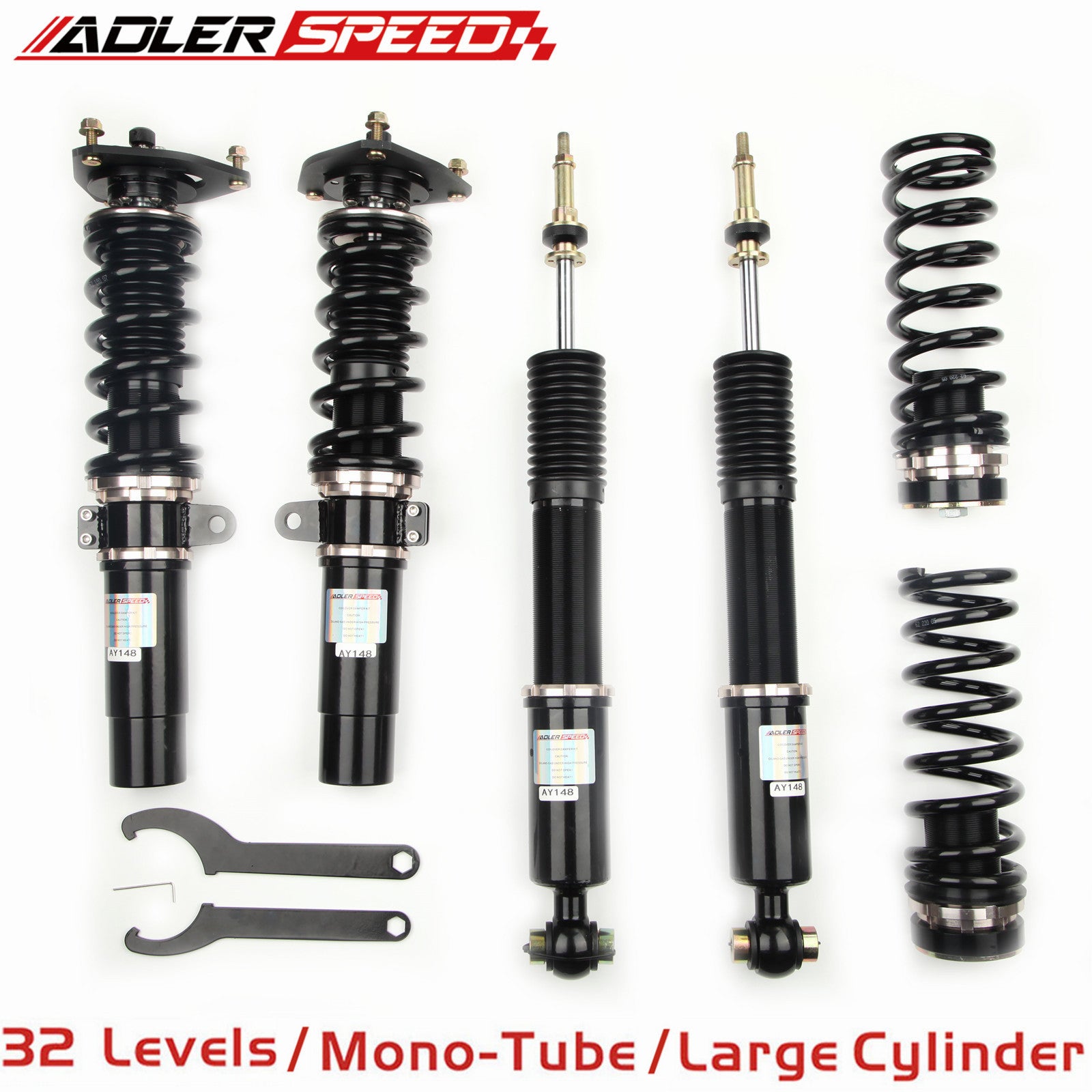 ADLERSPEED 32 Level Mono Tube Coilovers Suspension Kit For GOLF R/GTI