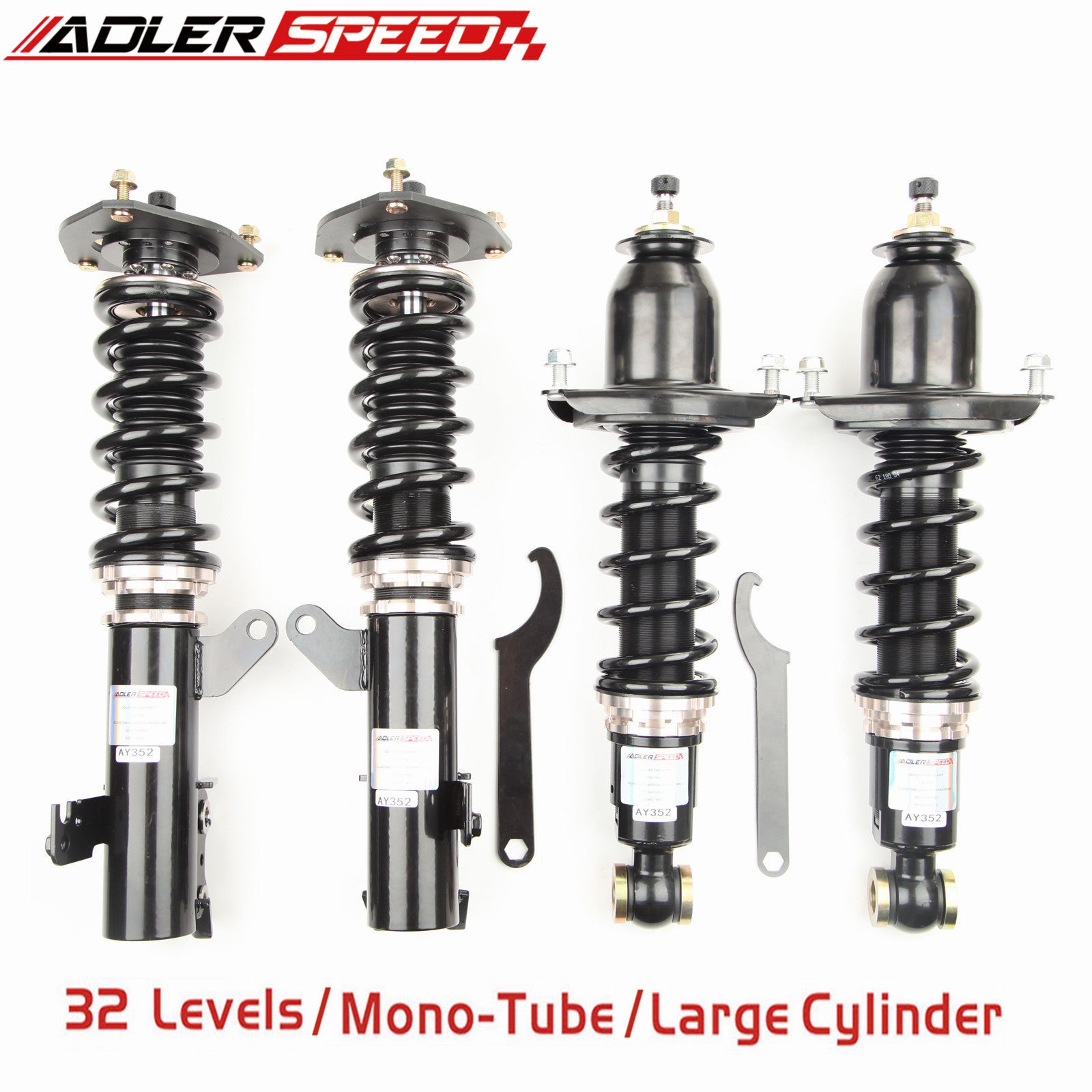 ADLERSPEED 32 Levels Mono Tube Coilovers Kit For 03-08 TOYOTA COROLLA