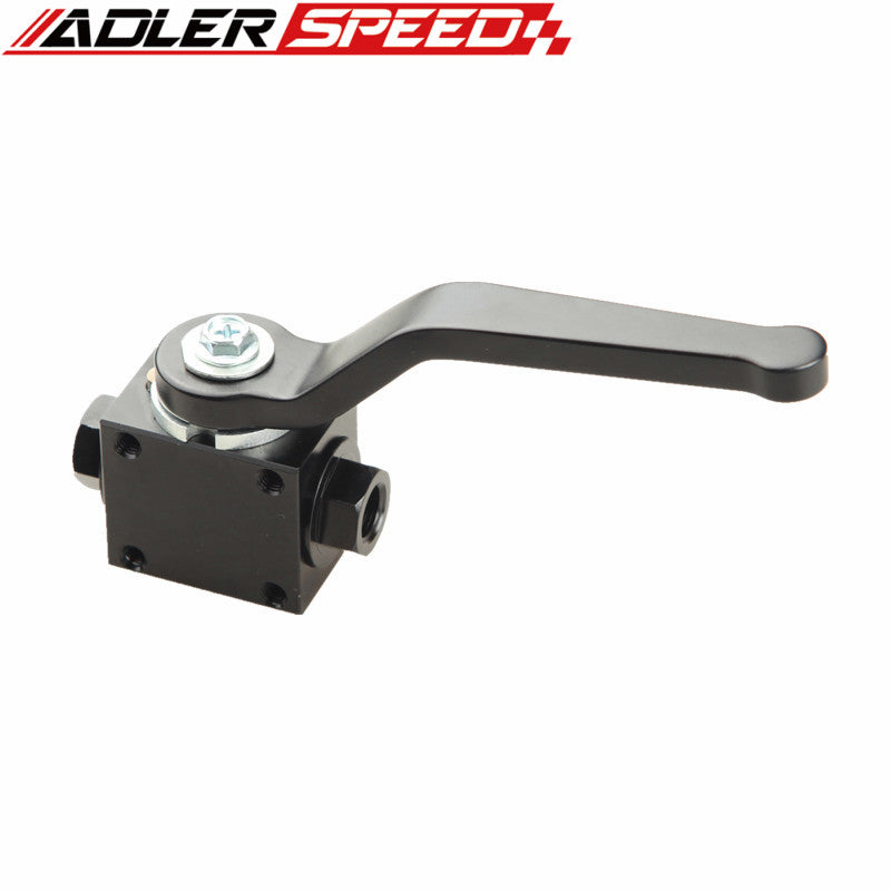 US SHIP ADLERSPEED Brake Line Lock Shut Off Valve Lock 1/8" NPT Billet