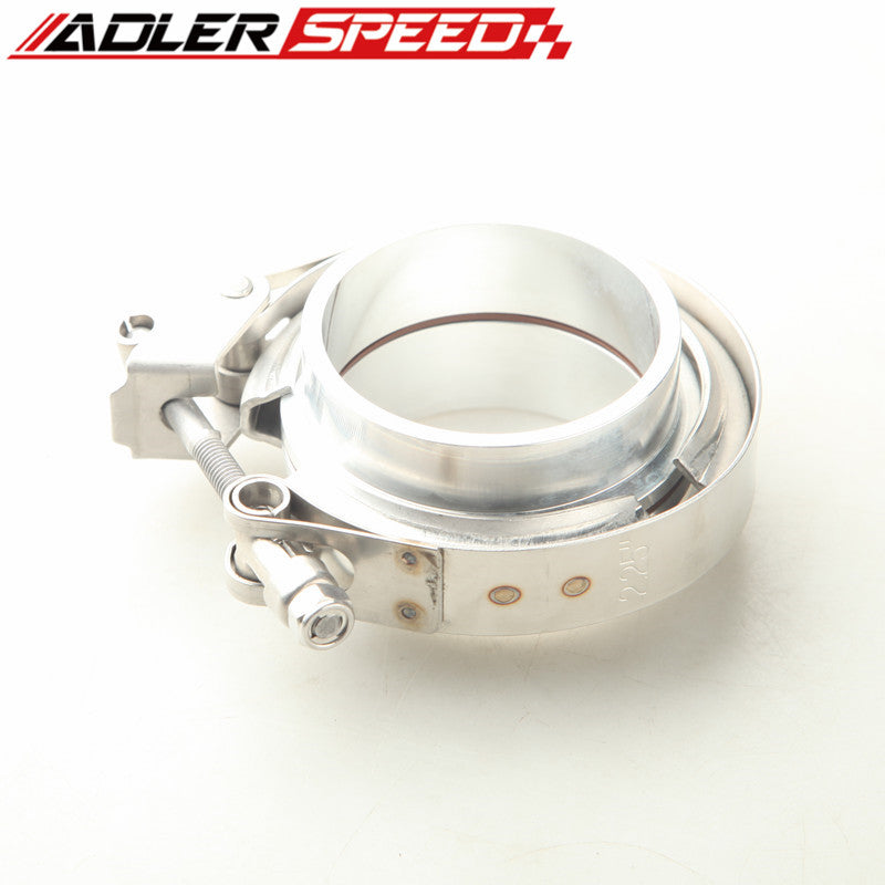 US SHIP ! 2.25'' Quick Release Stainless Steel V-Band Clamp +Aluminum